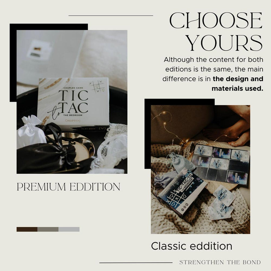 Bedroom game for couples Tic-Tac-To the Bedroom - Premium or Classic ...