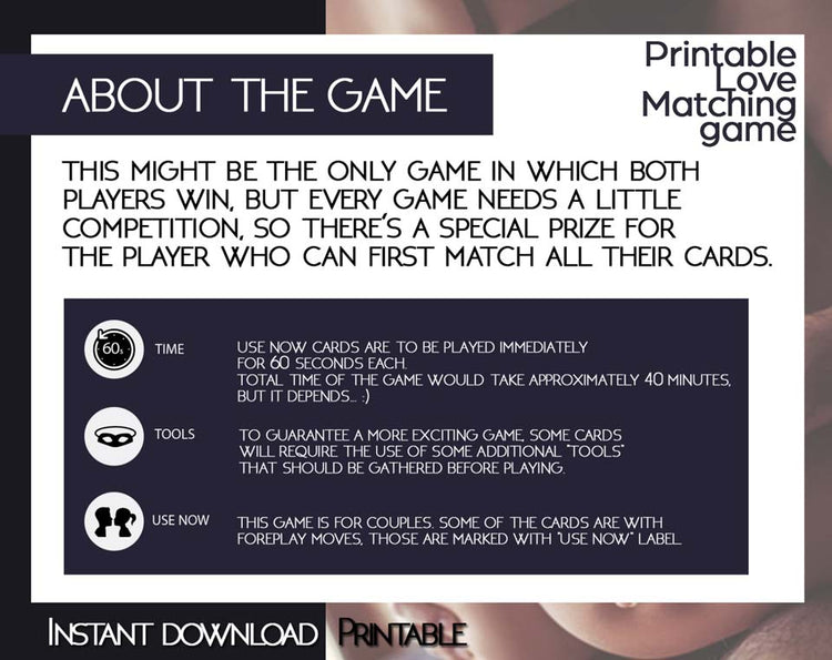 Printable Love Matching game PDF – OpenMityRomance