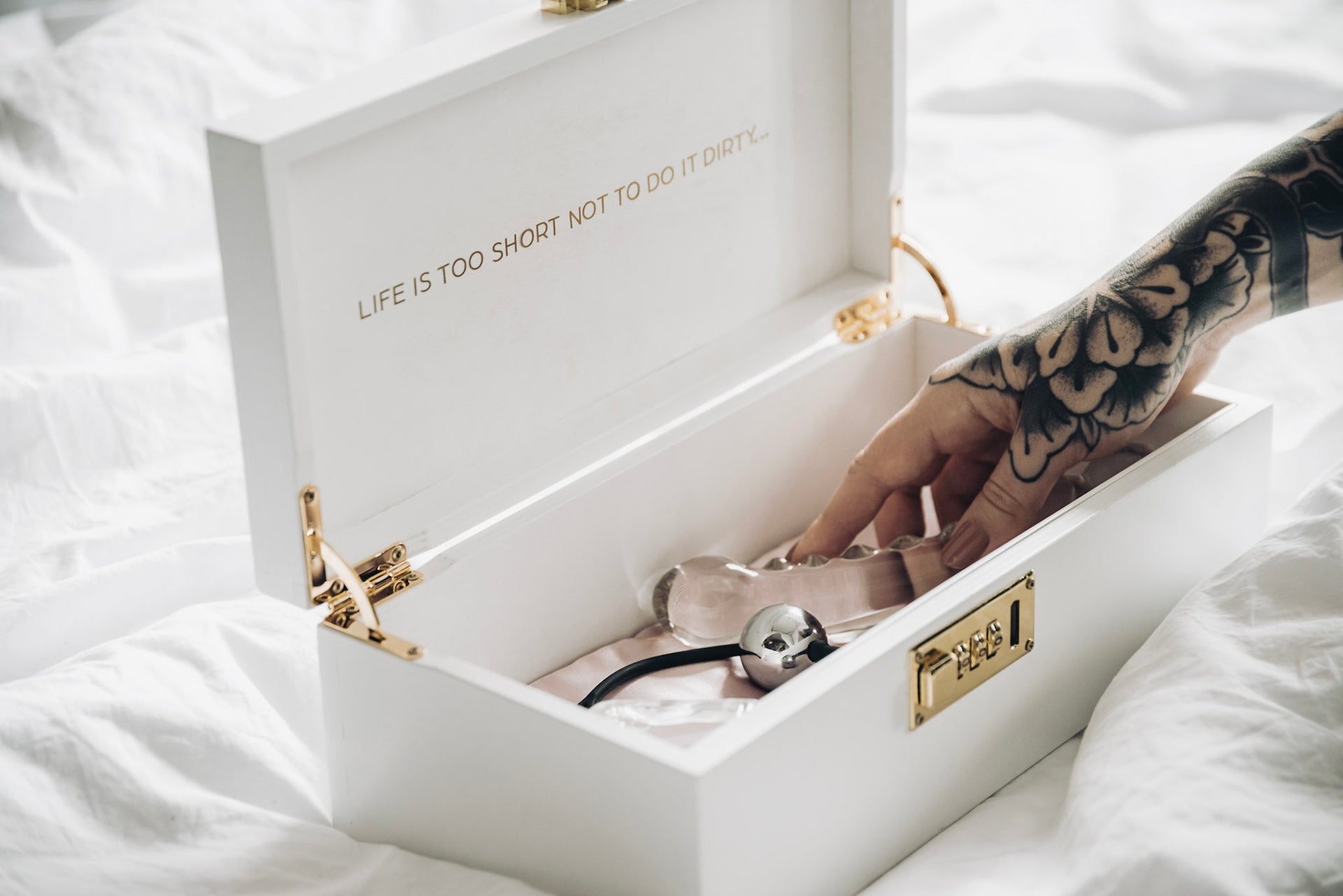 Secret Storage Box with Code Lock - Small Wooden Box with Lock ...