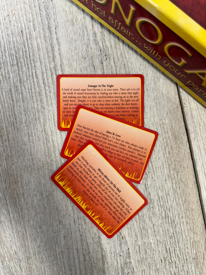 Monogamy Game card examples vs. Box of Burning Desires – OpenMityRomance
