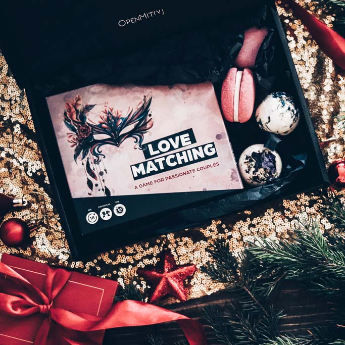 Date night box for couples "Date After Dark" with SPA kit - Sensual ...