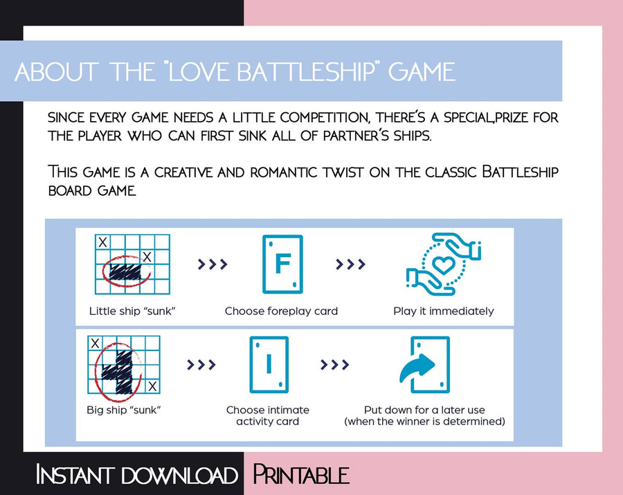 Printable Love Battleship game PDF – OpenMityRomance